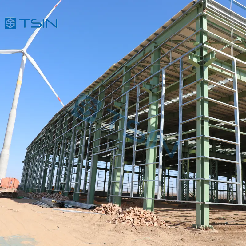 Custom Prefabricated Steel Structure Portal Frame For Warehouses Workshops