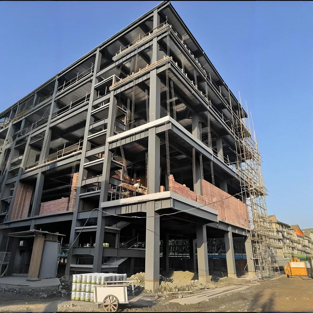 Sandwich Panel High Rise Steel Frame Building Fast Build For Living