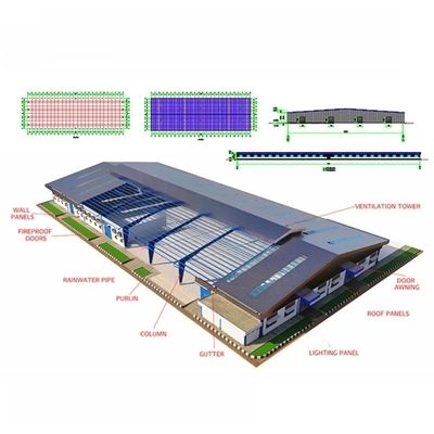 Portal Frame Easy Build Steel Frame Building Structure Modern ...